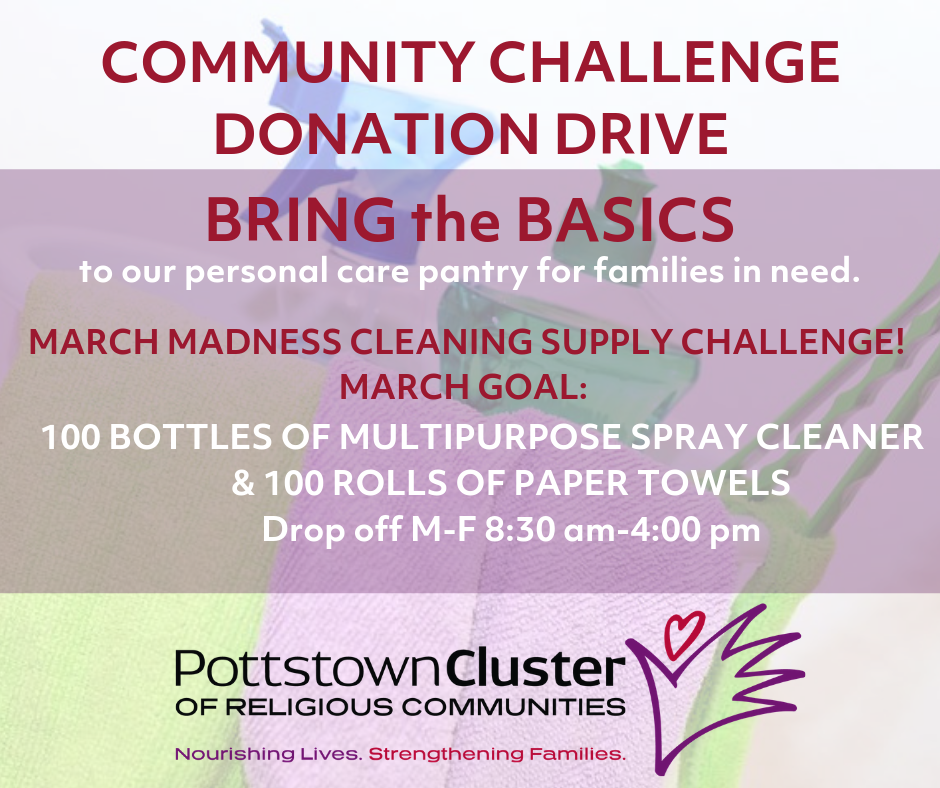 Bring the Basics: Community Challenge Donation Drive – Pottstown ...