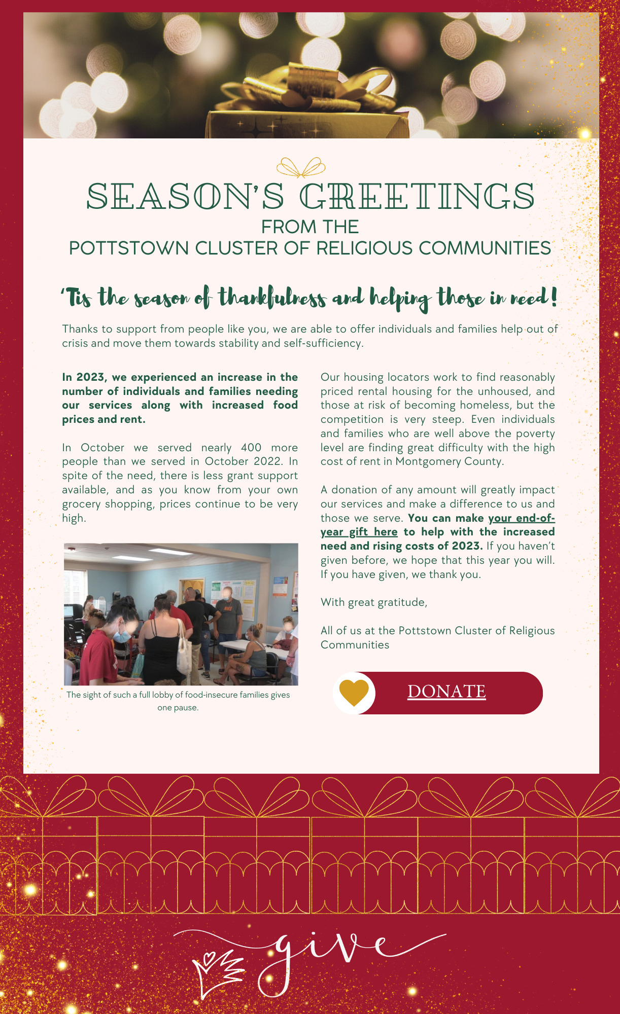 Season’s Greetings: ‘Tis the season of thankfulness and helping those ...