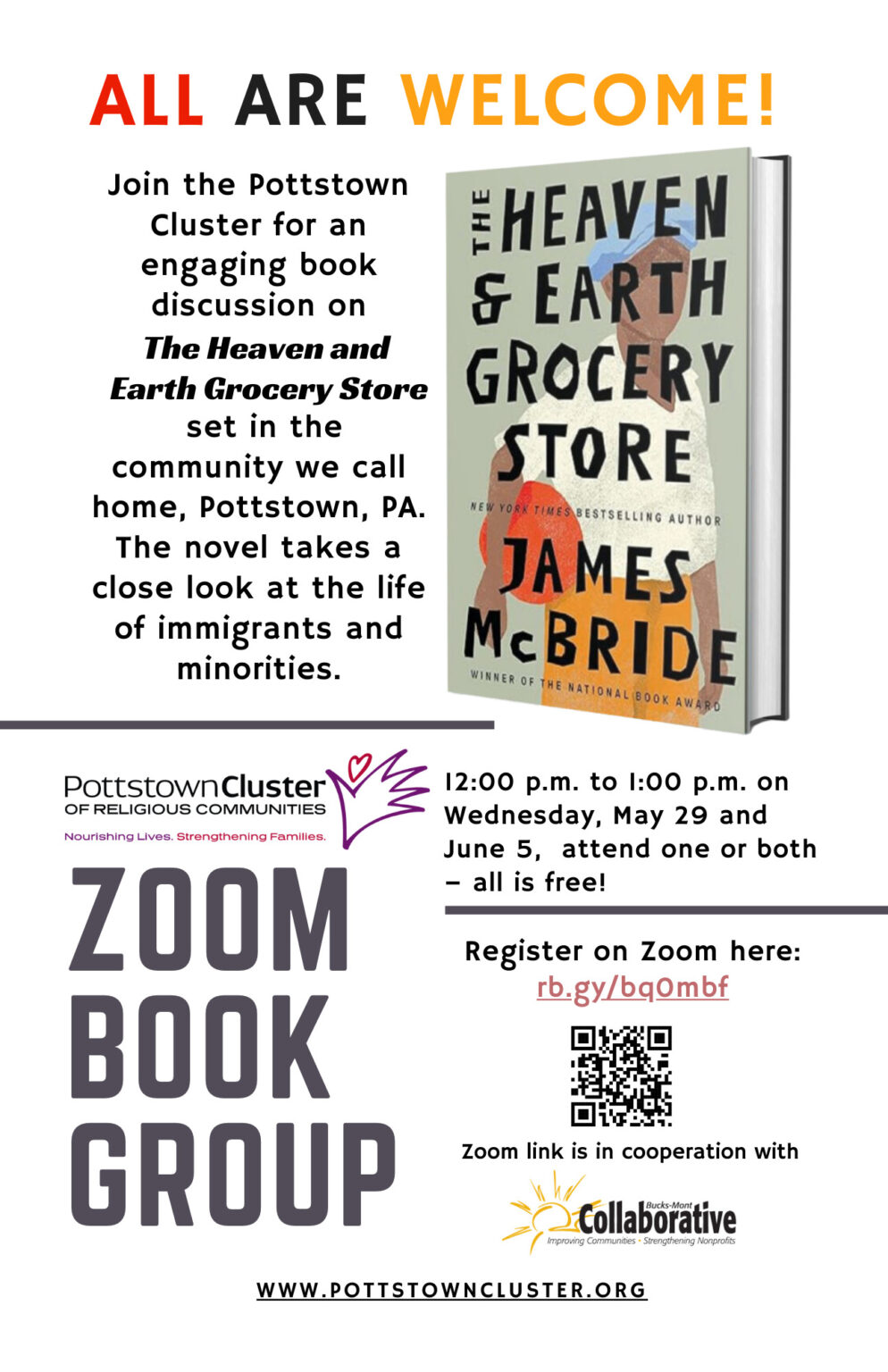 Zoom Book Group: The Heaven and Earth Grocery Store – Pottstown Cluster ...