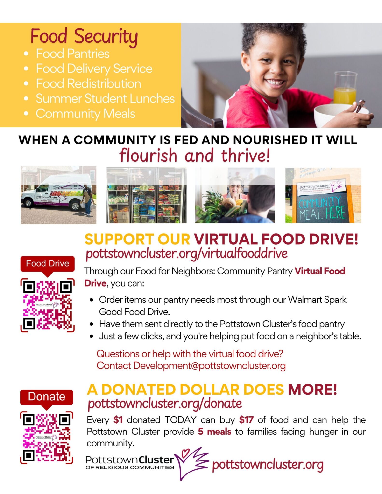 Food for Neighbors: Community Pantry Virtual Food Drive – Pottstown ...